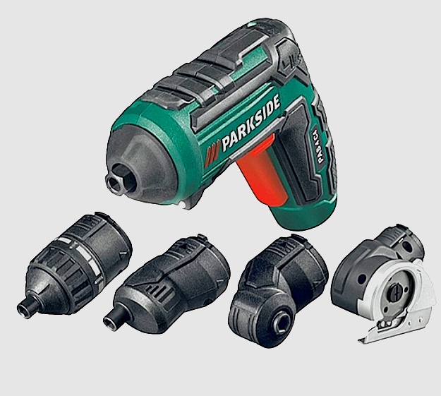 پیچ گوشتی شارژی ۴کاره پارکساید مدل PAS 4 B2 | ابزار الات غرب کشور